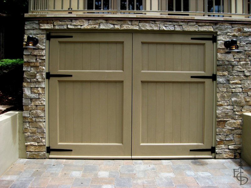 Gallery - Images of Custom hand crafted swing out carriage house garage ...